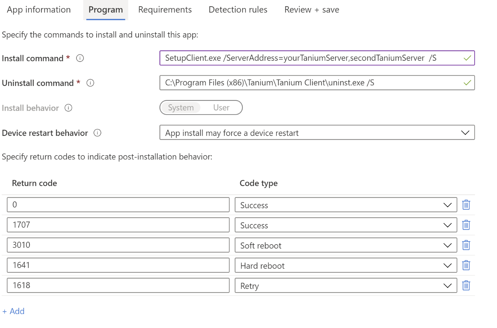 Deploying Tanium Client with Intune / Endpoint Manager - PointWire